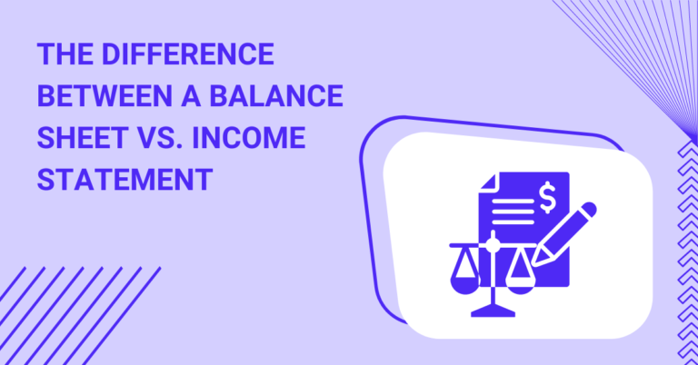 Income Statements vs Balance Sheets
